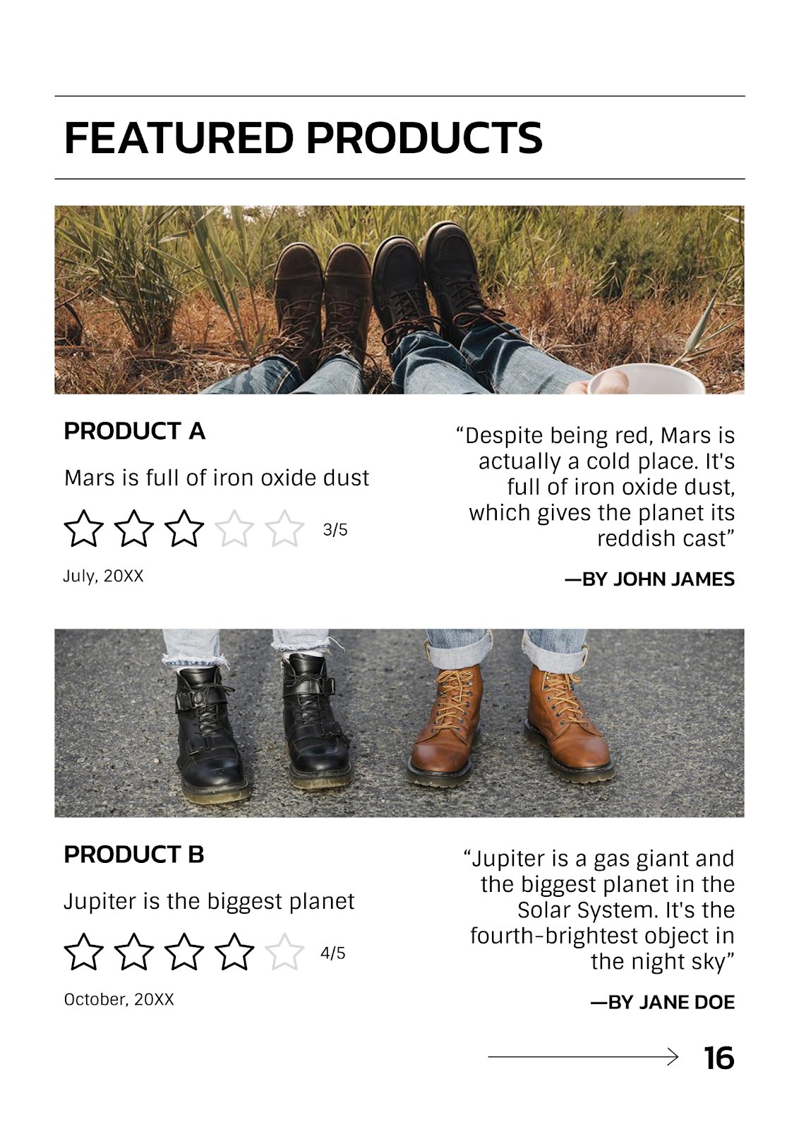 Winter Fashion Boots Catalog | Google Slides & PPT