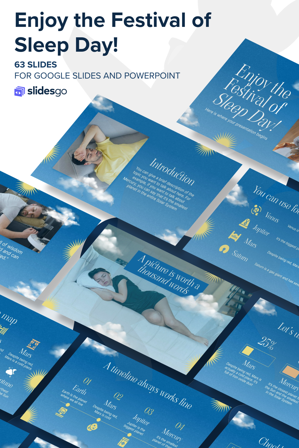 Enjoy the Festival of Sleep Day! | Google Slides & PPT