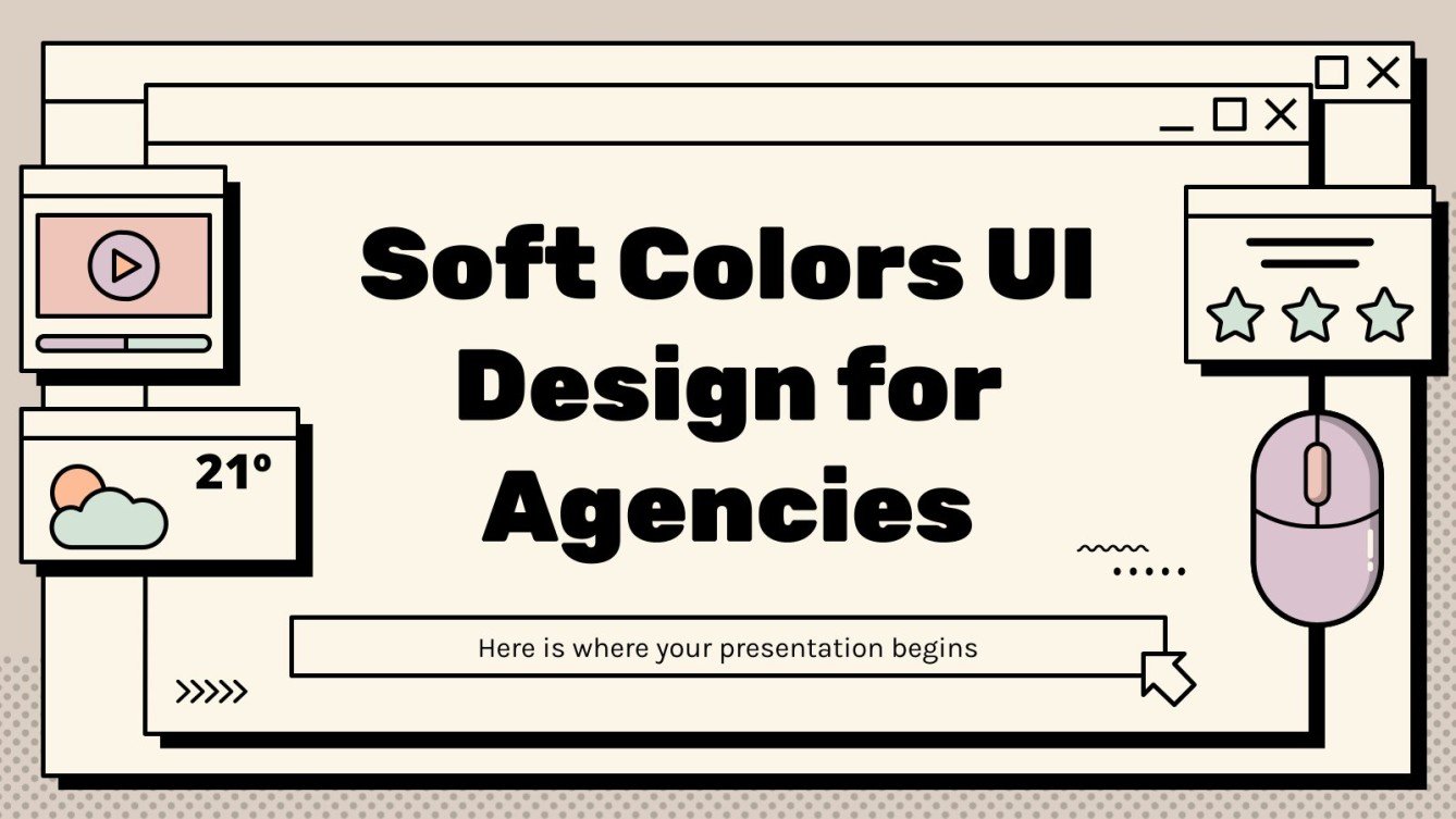Soft Colors UI Design for Agencies