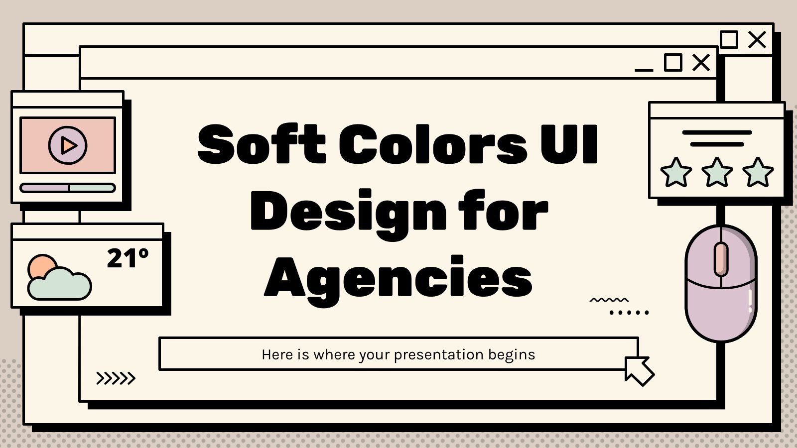 Soft Colors UI Design for Agencies