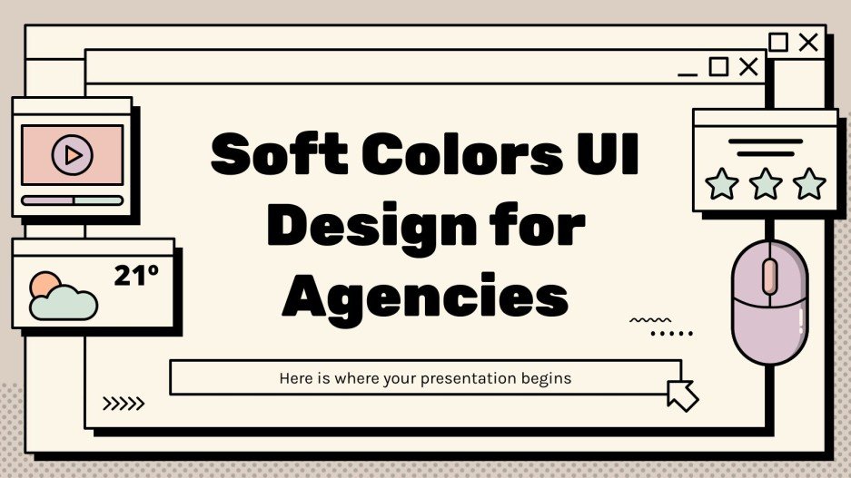 Soft Colors UI Design for Agencies