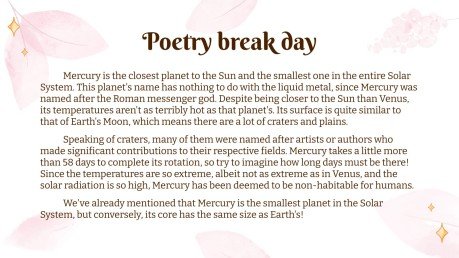 Enjoy Poetry Break Day! | Google Slides and PowerPoint