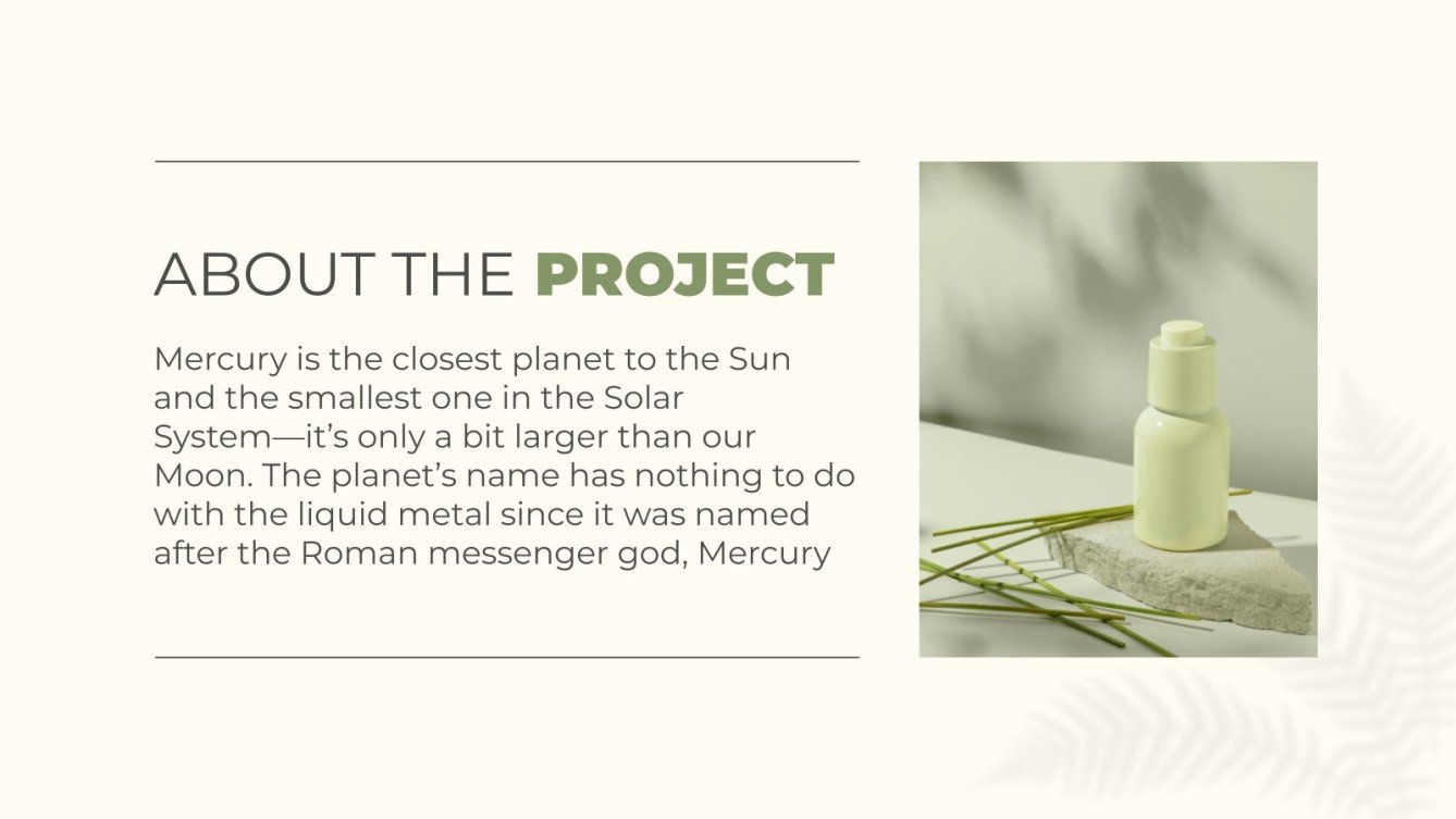 Fragrance Development Project Proposal | Google Slides & PPT