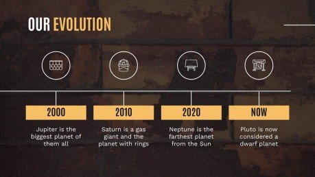 Brick Aged Texture Marketing Plan | Google Slides & PPT