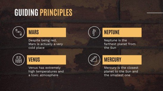 Brick Aged Texture Marketing Plan | Google Slides & PPT