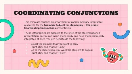 Grammar: Coordinating Conjunctions Infographics