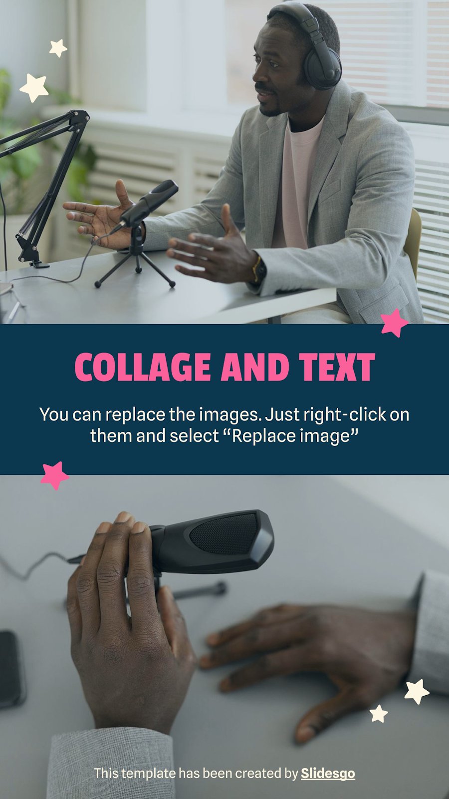 Talk Show IG Stories for Social Media | Google Slides & PPT