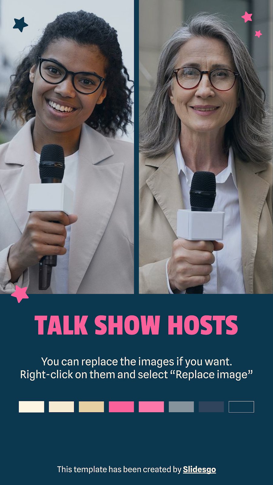 Talk Show IG Stories for Social Media | Google Slides & PPT