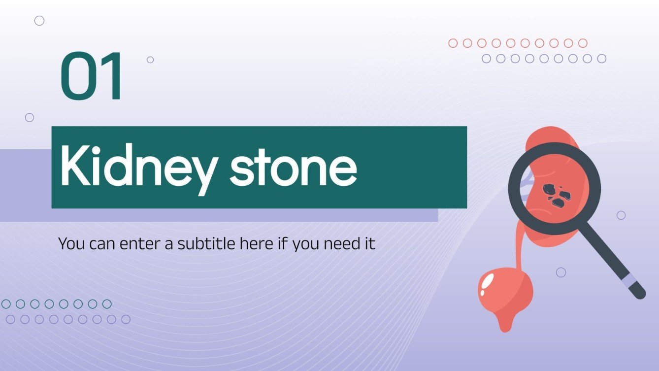 Urinary System Disease: Kidney Stone | Google Slides & PPT