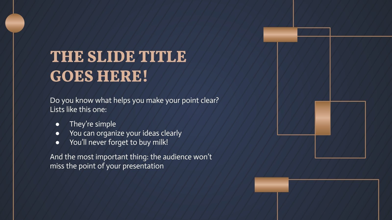 Shiny Copper Background Meeting | Google Slides & PPT