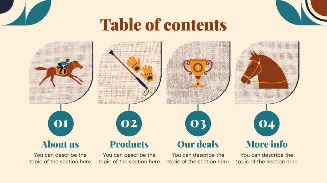 Equestrian Clothes Catalog | Google Slides & PowerPoint