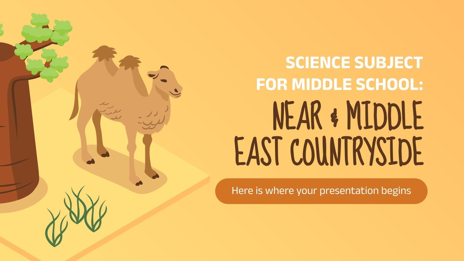 Free desert templates for Google Slides and PowerPoint