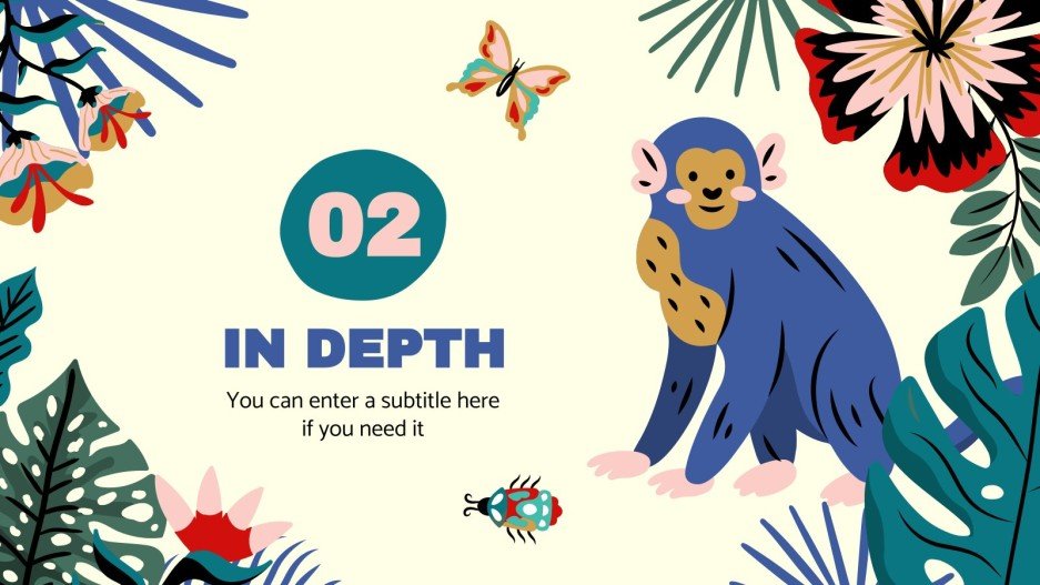 Tropical Amazon Rainforest Newsletter | Google Slides & PPT