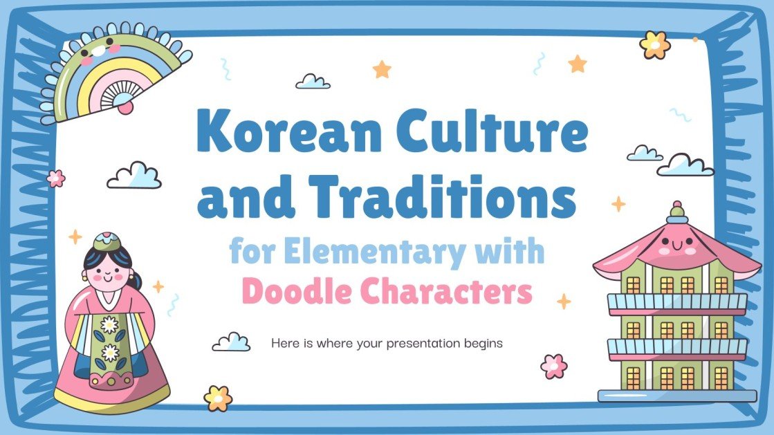 Cultura y tradiciones de Corea para primaria | Google Slides