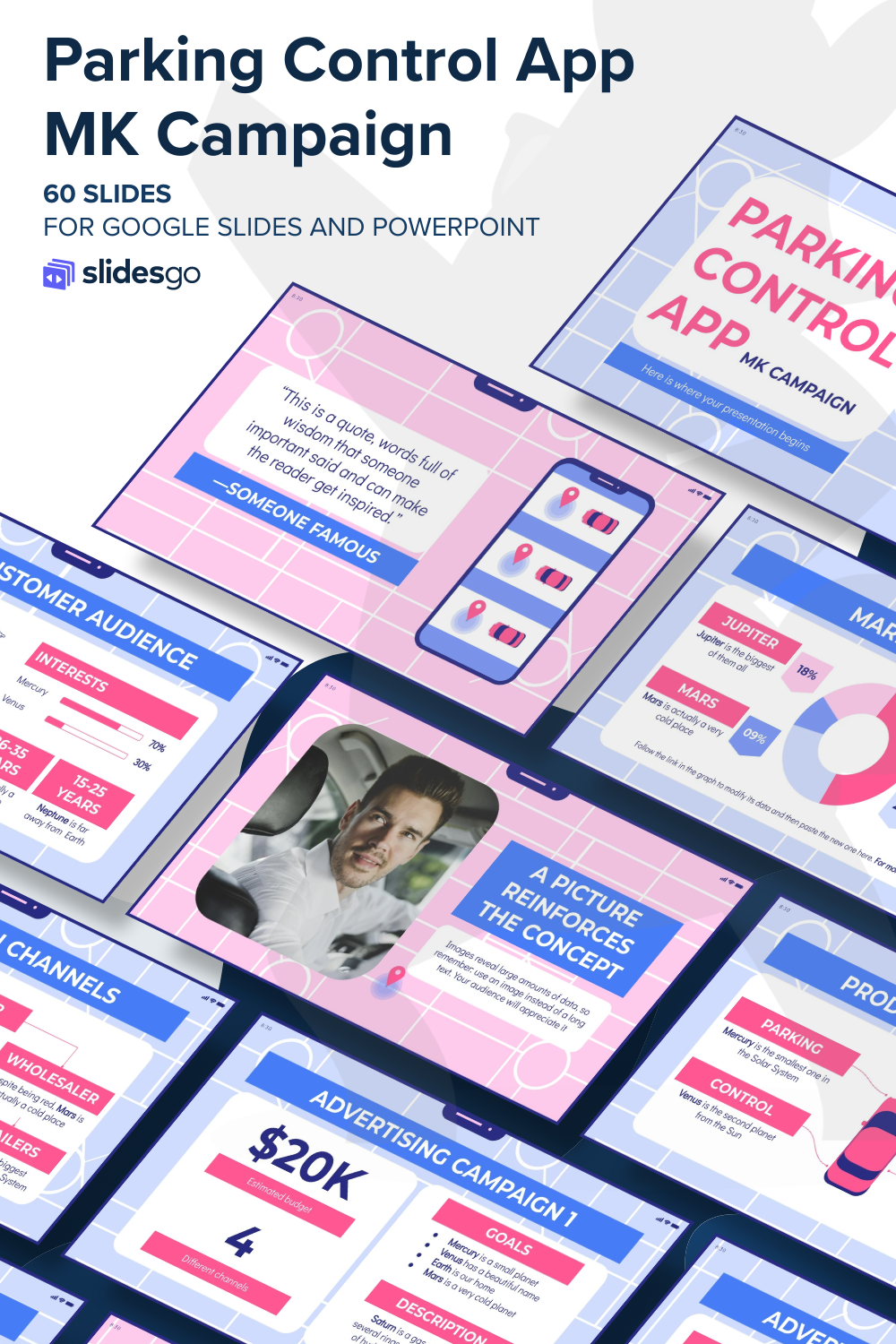 Parking Control App MK Campaign | Google Slides & PowerPoint