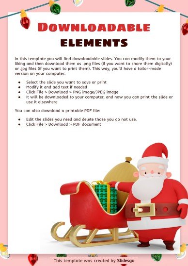 Write your Santa's Letter for Pre-K | Google Slides