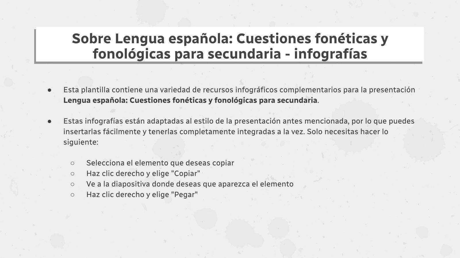 Spanish: Phonetic and Phonological Issues Infographics