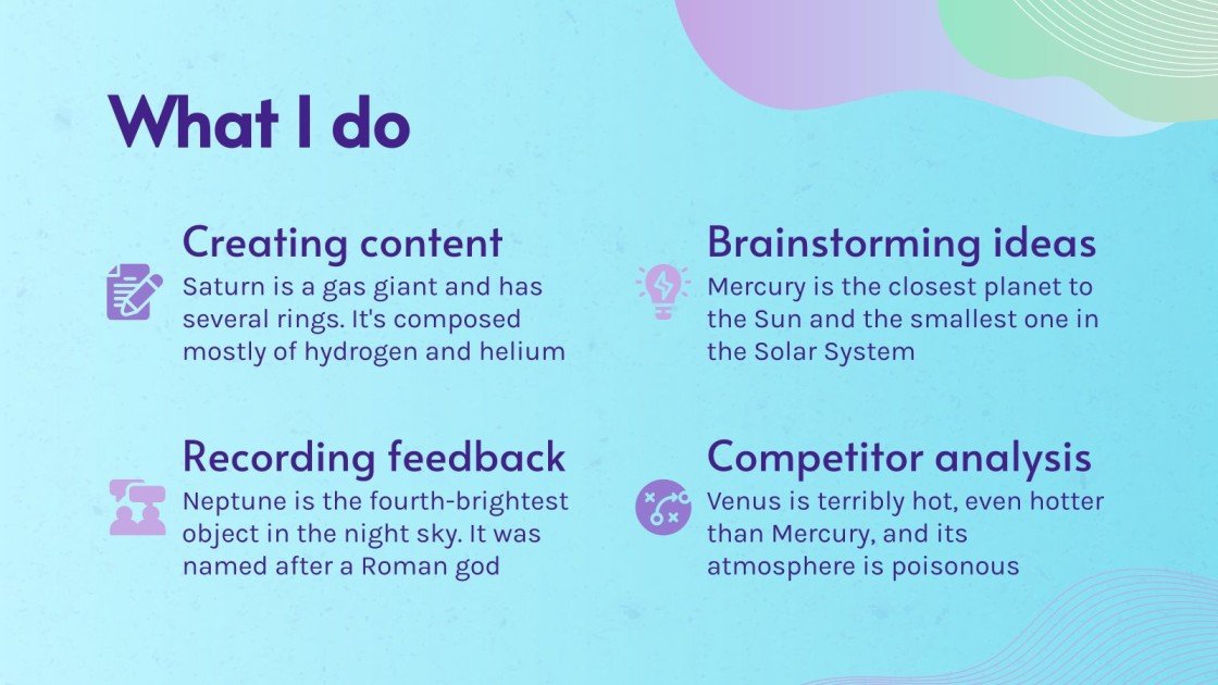 Freelance Community Manager Portfolio | Google Slides