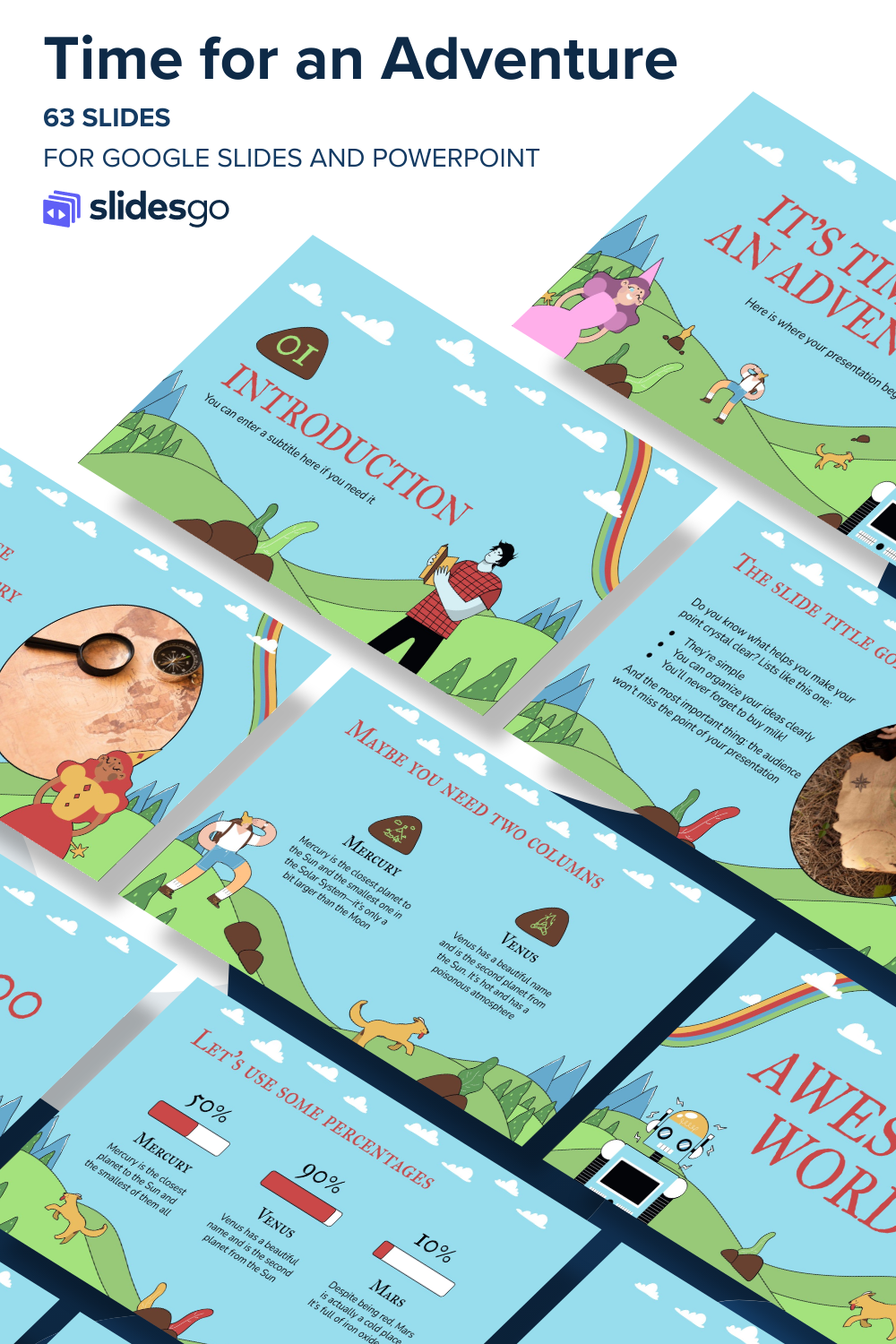 It's Time for an Adventure | Google Slides and PowerPoint