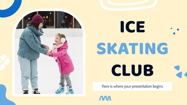 Ice Skating Club | Google Slides and PowerPoint Template