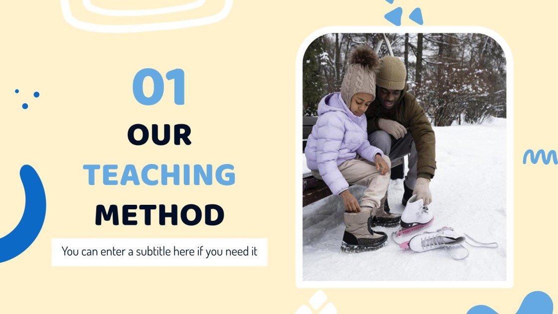 Ice Skating Club | Google Slides and PowerPoint Template