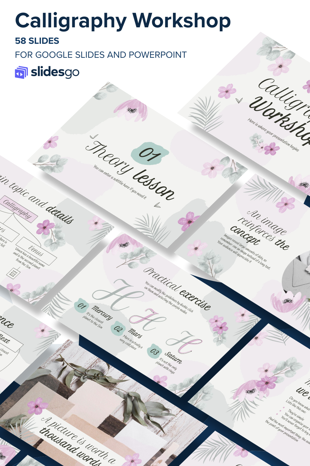 Calligraphy Workshop | Google Slides & PowerPoint