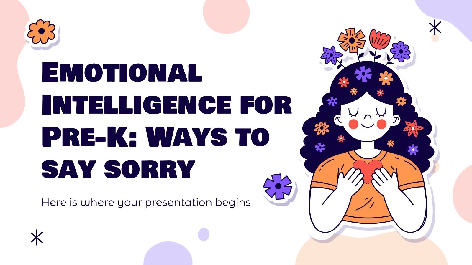Emotional Intelligence Pre-K: Saying Sorry | Google Slides