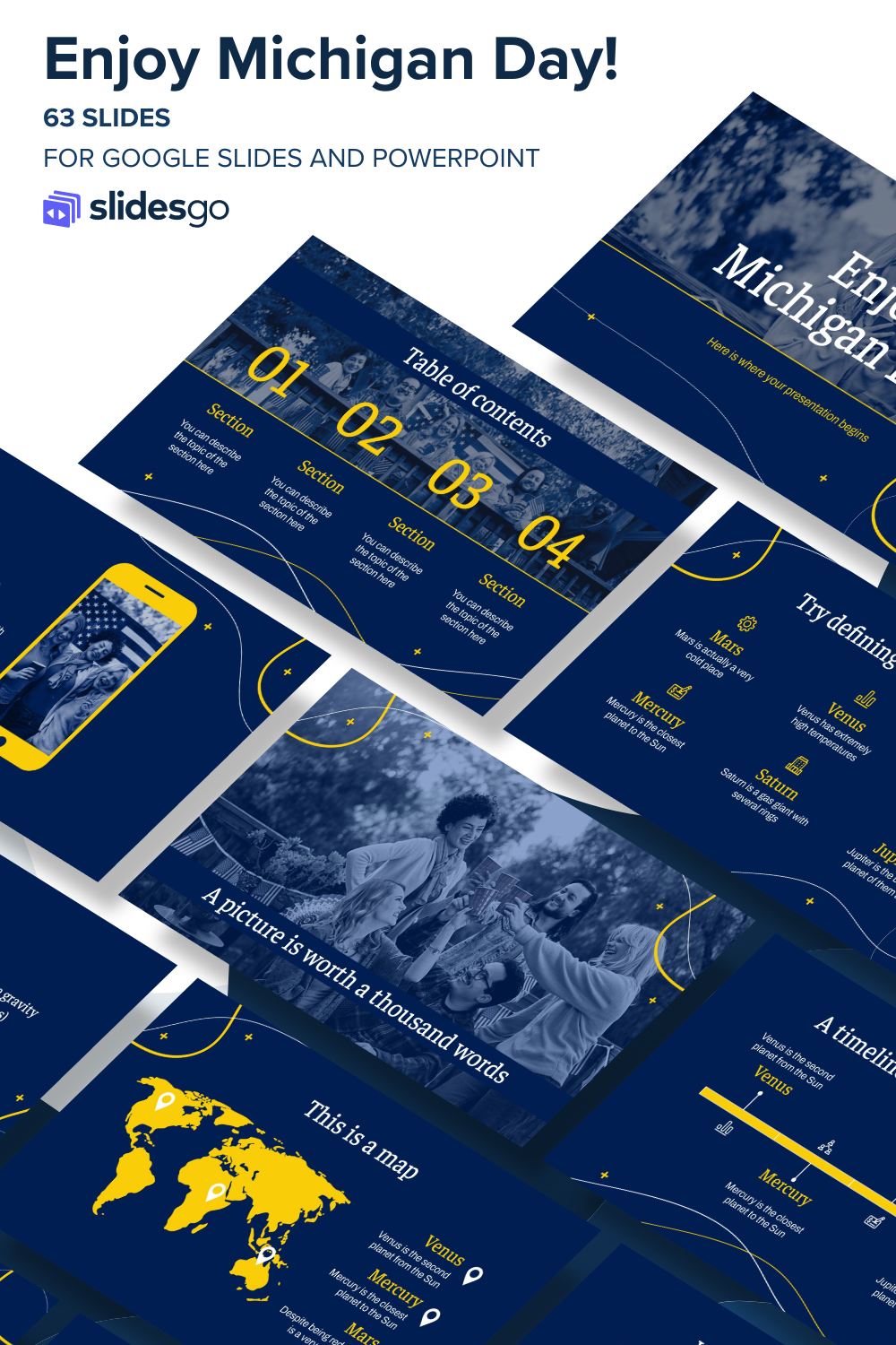 Enjoy Michigan Day! | Google Slides & PowerPoint