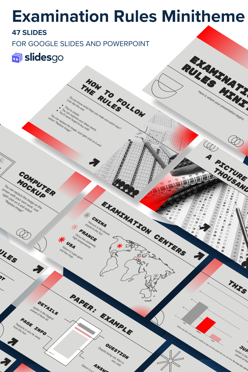 Examination Rules Minitheme | Google Slides & PowerPoint