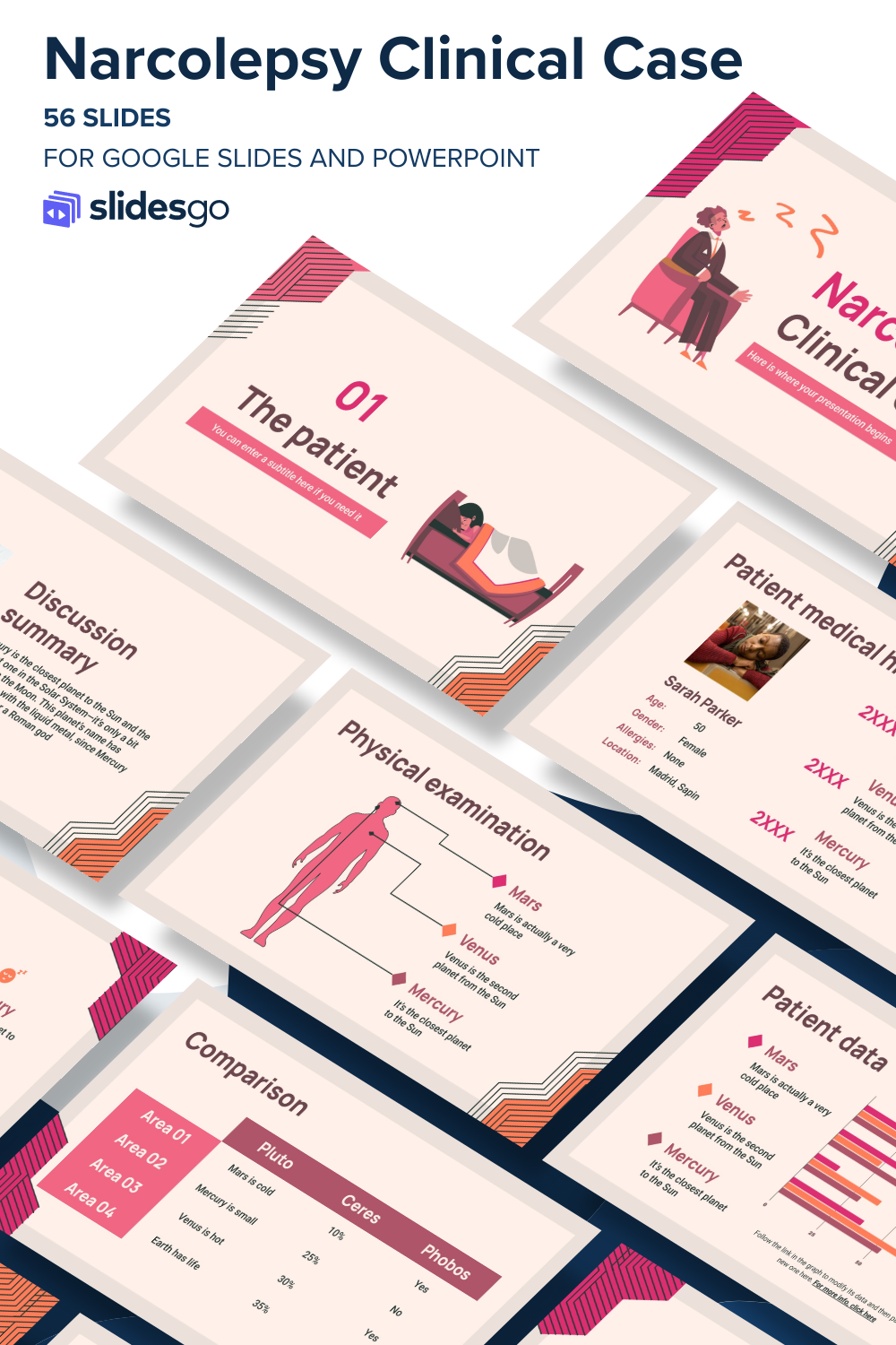 Narcolepsy Clinical Case | Google Slides & PowerPoint