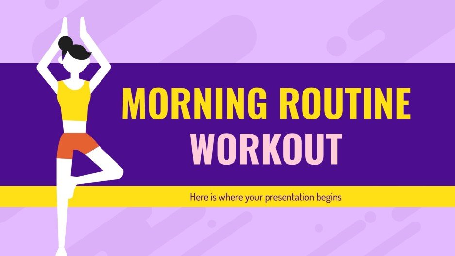 Morning Routine Workout | Google Slides & PowerPoint