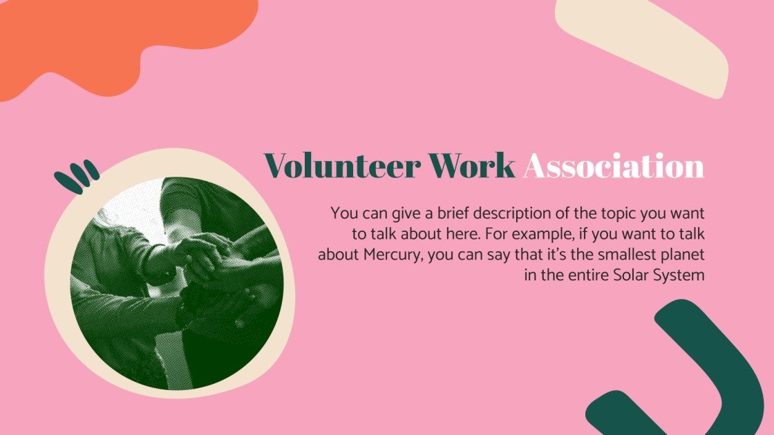 Volunteer Work Asociation Pitch Deck | Google Slides & PPT