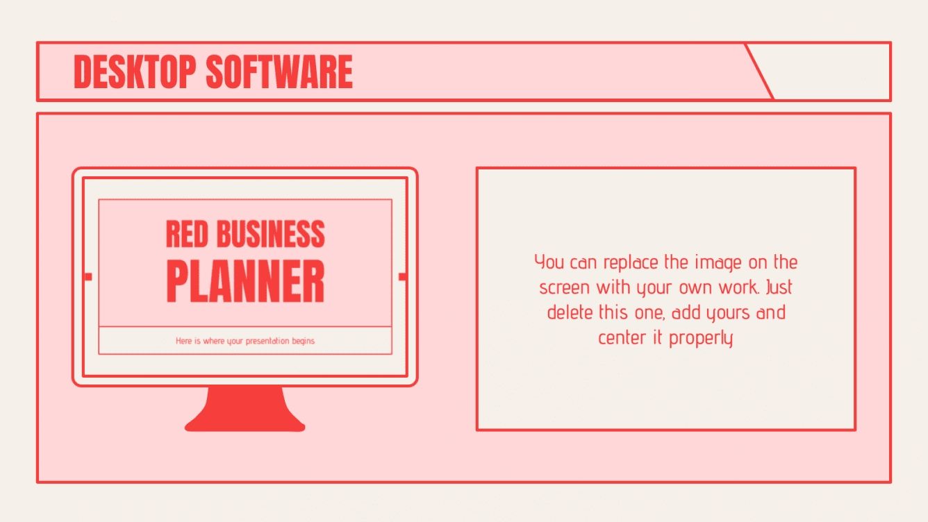 Red Business Planner | Google Slides and PowerPoint theme
