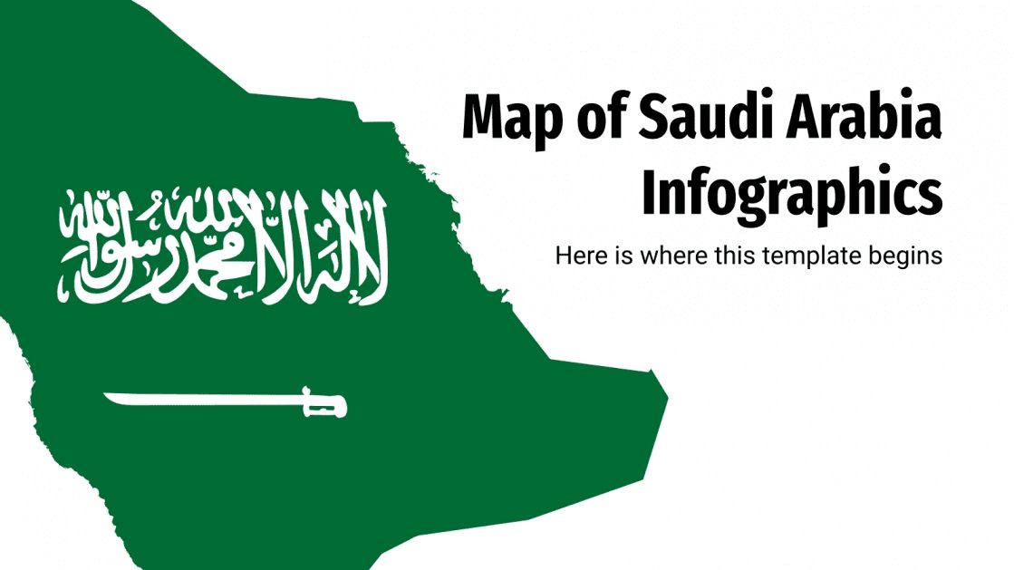 Map of Saudi Arabia Infographics for Google Slides and PPT