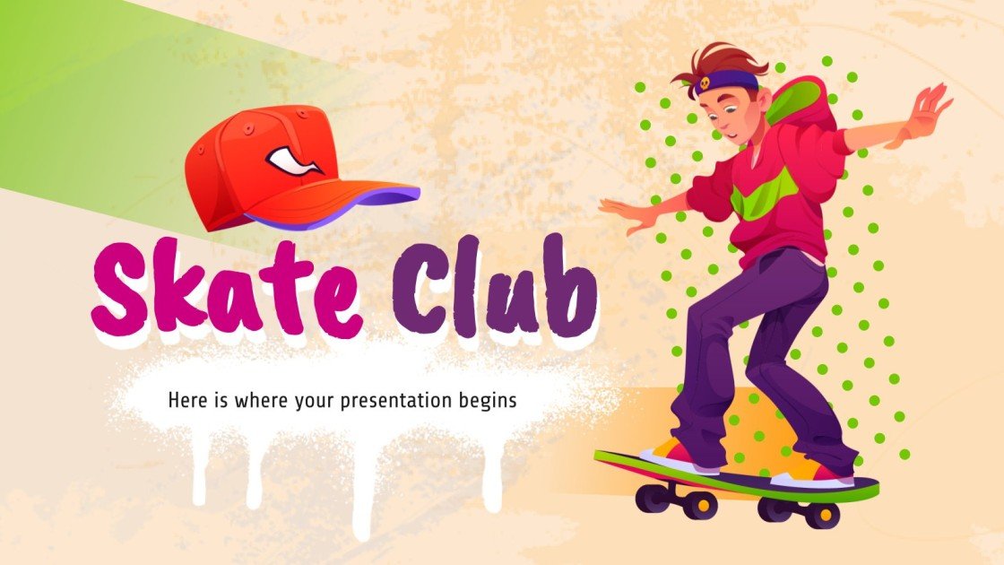 Skate Club | Google Slides theme & PowerPoint template
