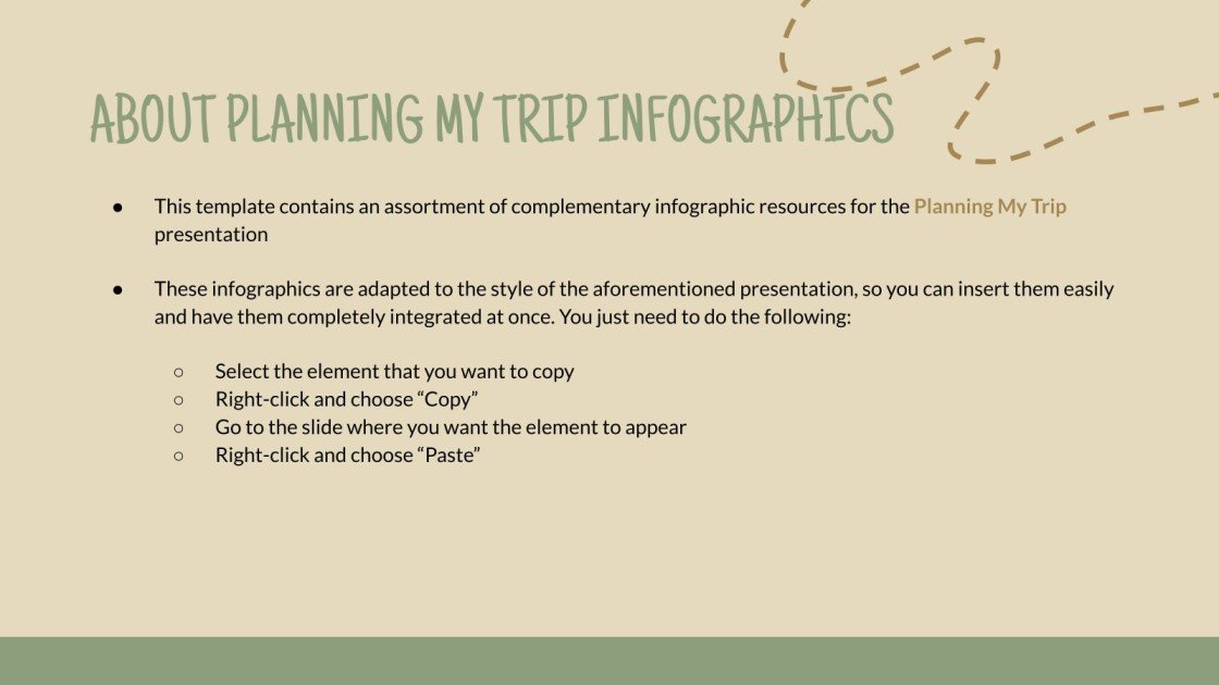 Planning My Trip Infographics | Google Slides & PowerPoint