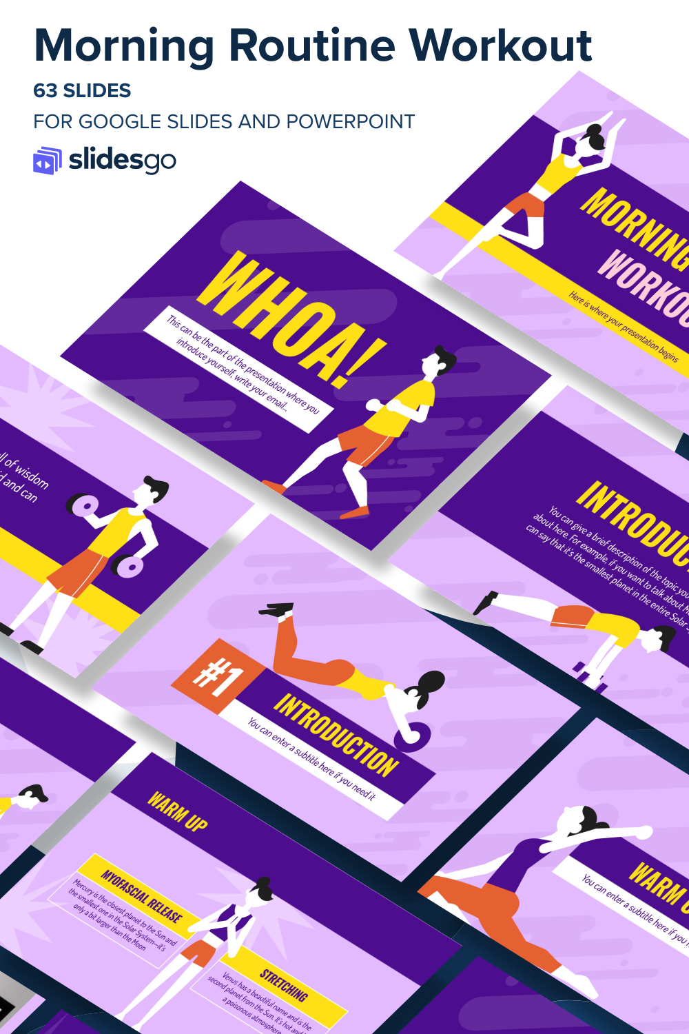 Morning Routine Workout | Google Slides & PowerPoint