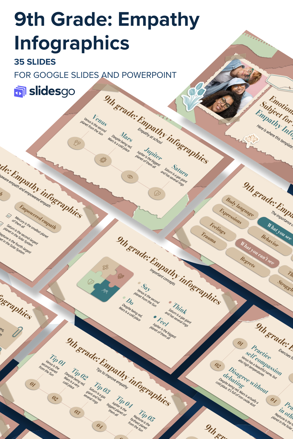 Emotional Intelligence for High School: Empathy Infographics