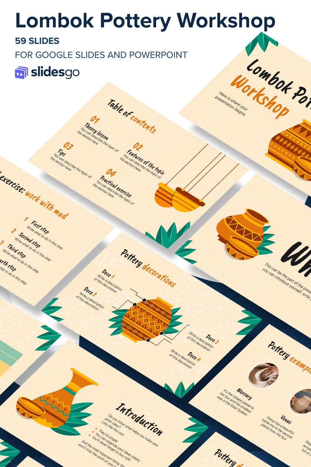 Lombok Pottery Workshop | Google Slides & PPT