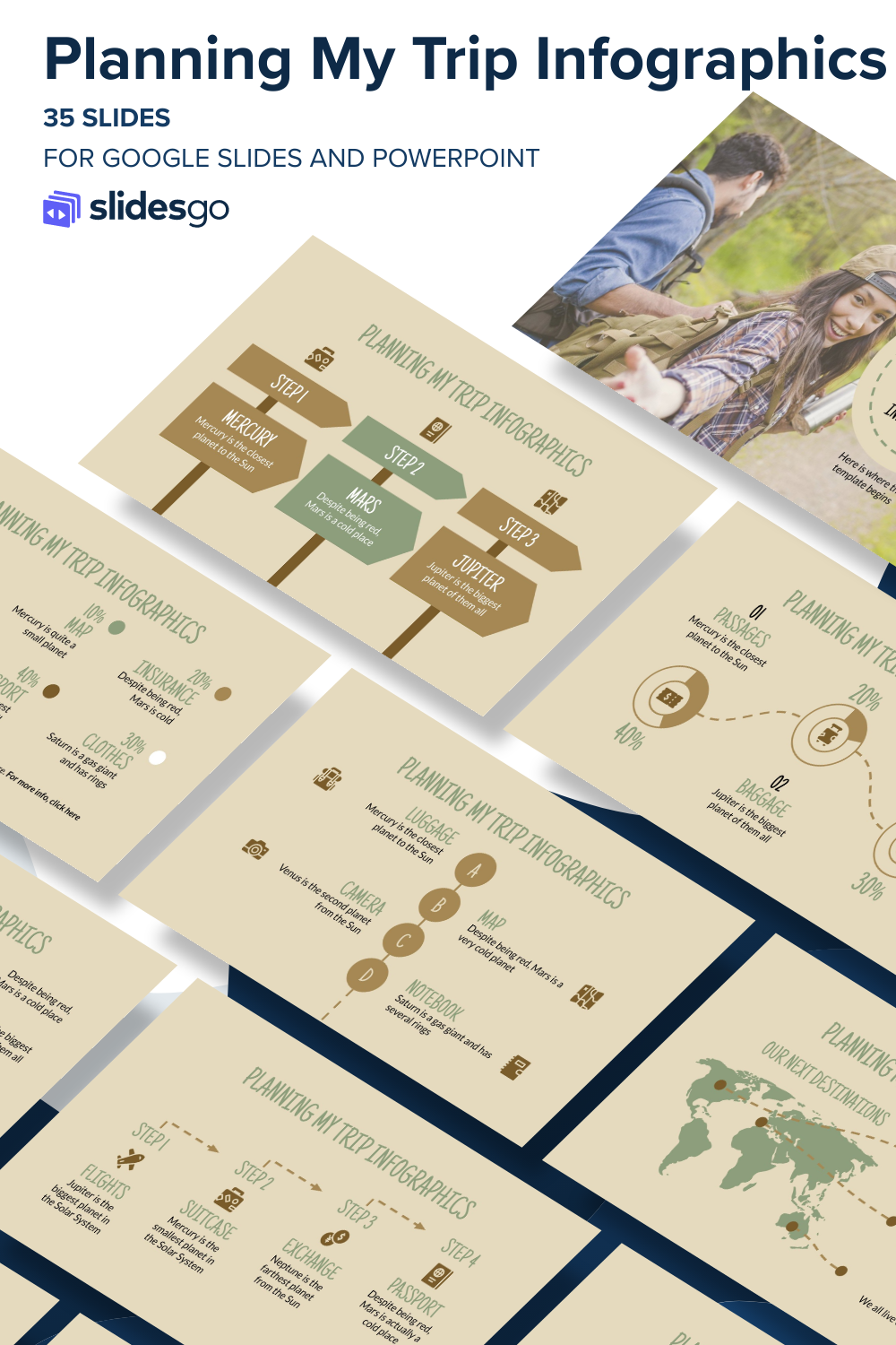 Planning My Trip Infographics | Google Slides & PowerPoint