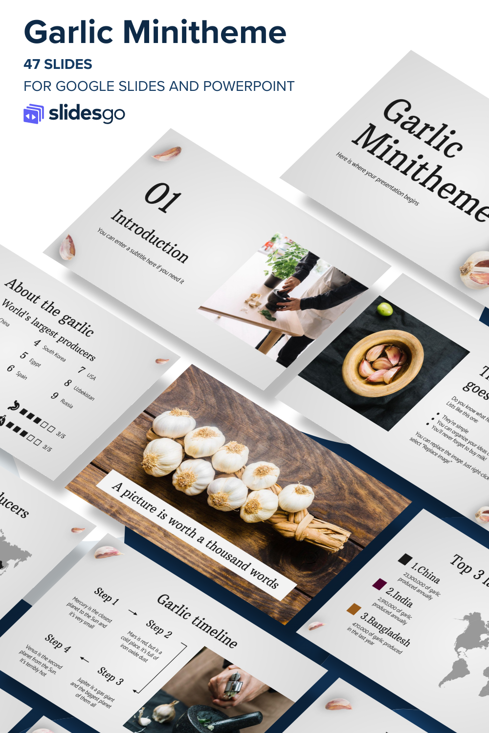 Garlic Minitheme | Google Slides and PowerPoint Template