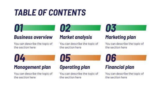 Plan d'affaires indien avec infographies sur les processus