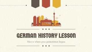 German History Lesson | Google Slides & PPT theme