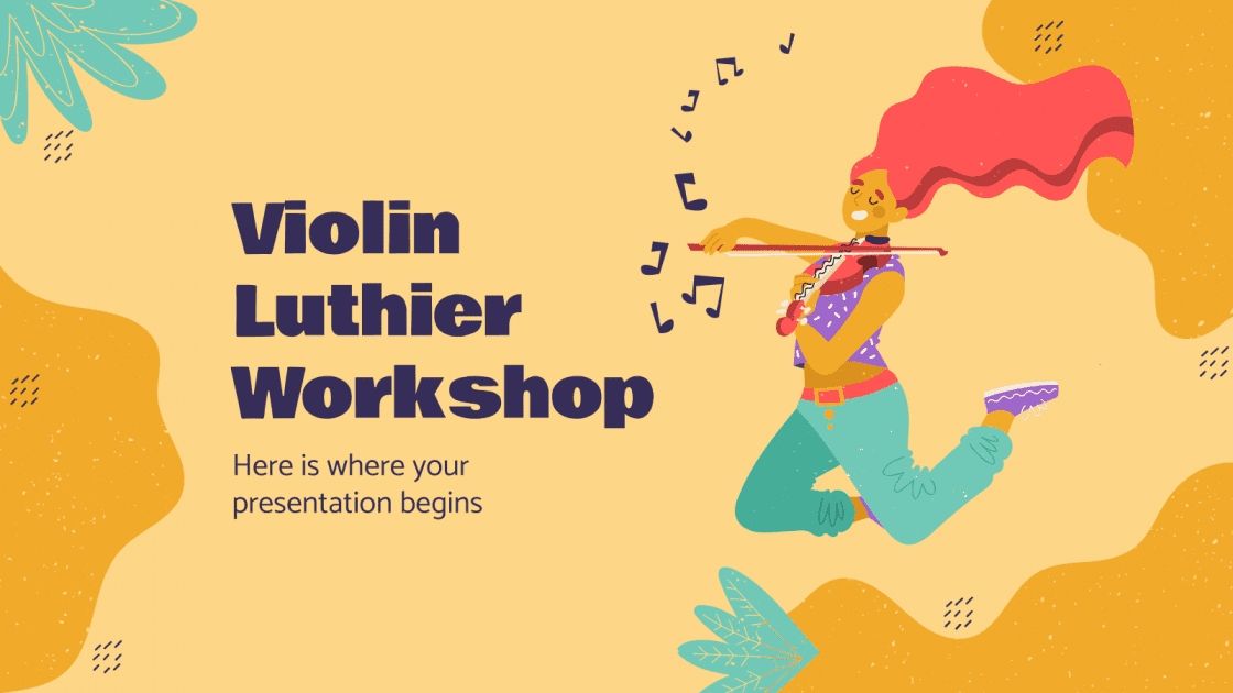 Violin Luthier Workshop | Google Slides & PowerPoint template