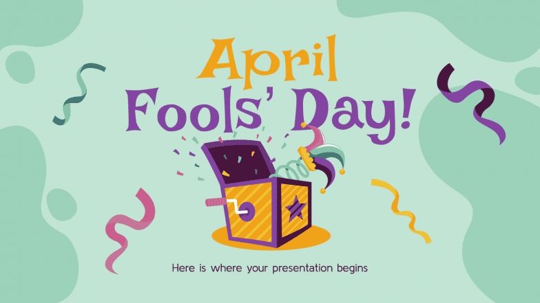 April Fools' Day! Google Slides theme and PowerPoint template