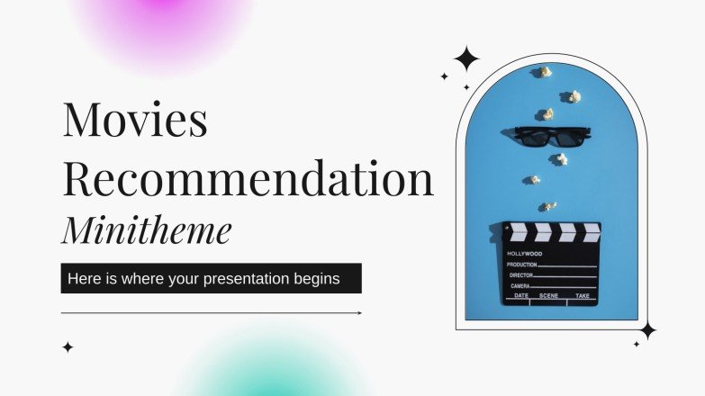 Movies Recommendation Minitheme | Google Slides & PPT