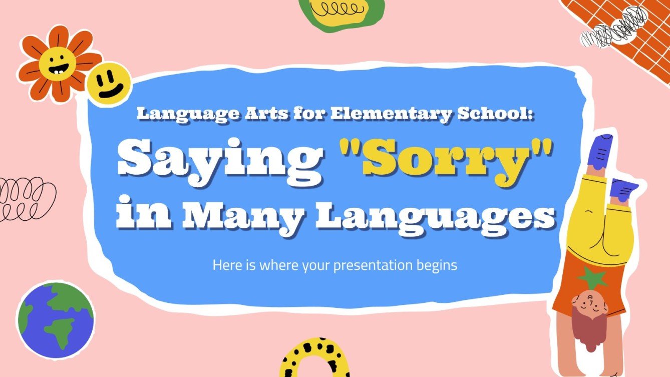 Google Slides & PowerPoint templates for Language lessons