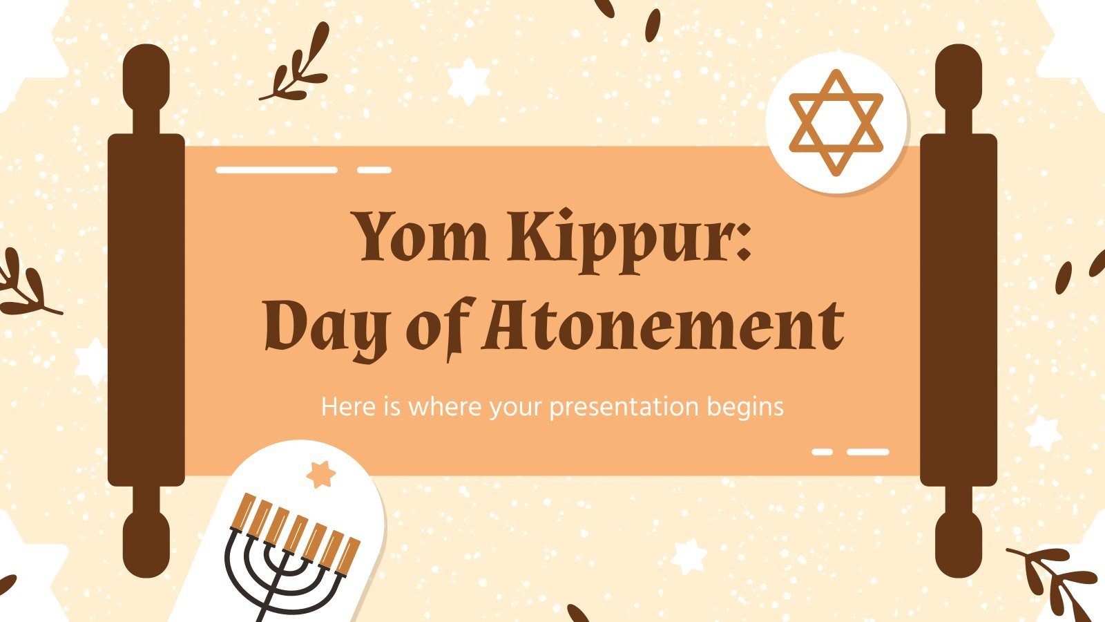 Yom Kippur: Day of Atonement | Google Slides & PPT