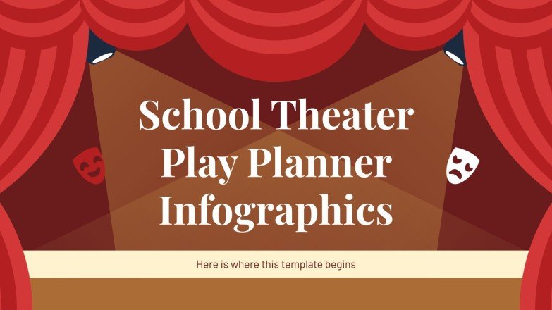 School Theater Play Planner Infographics | Google Slides
