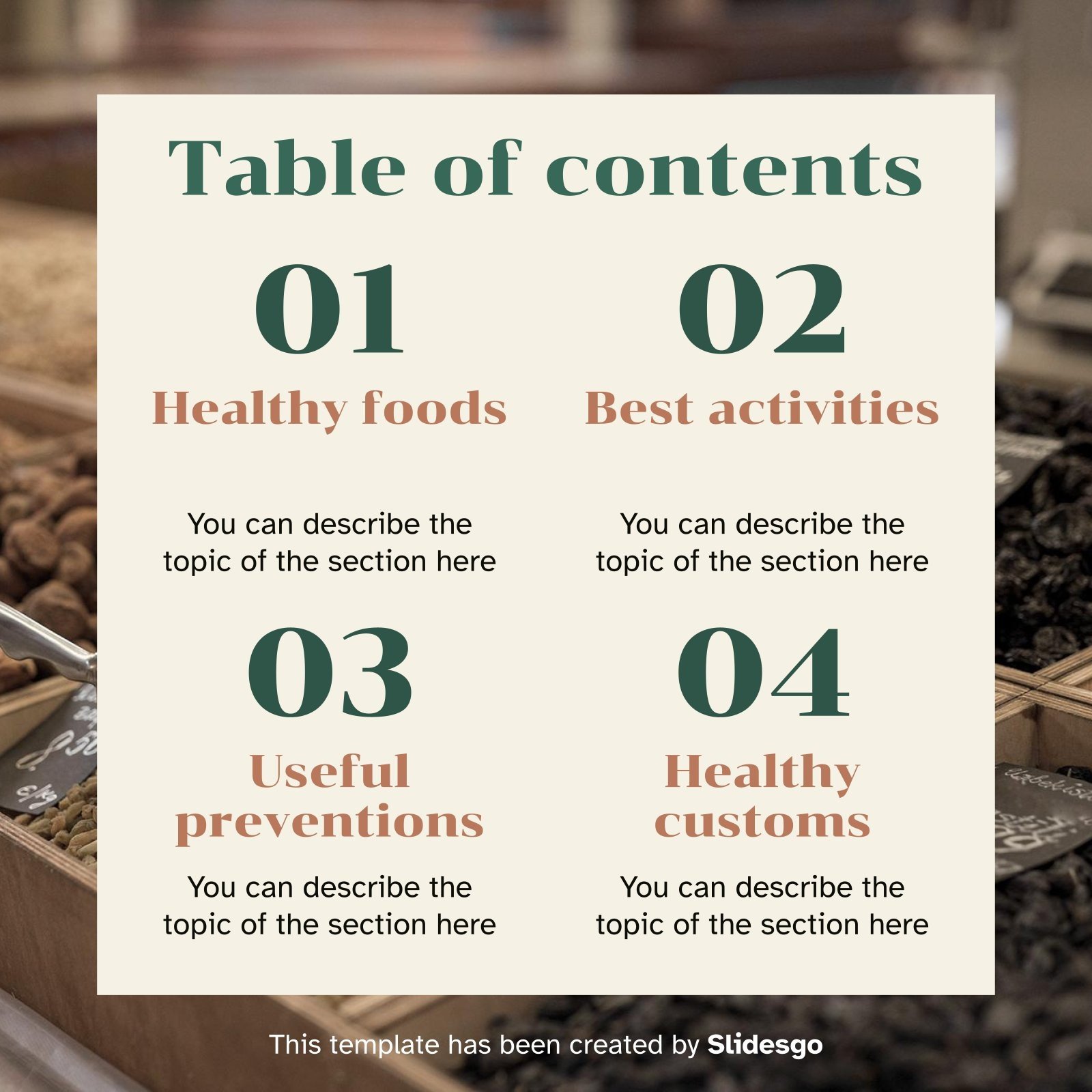 Healthy Tips IG Post | Google Slides & PowerPoint